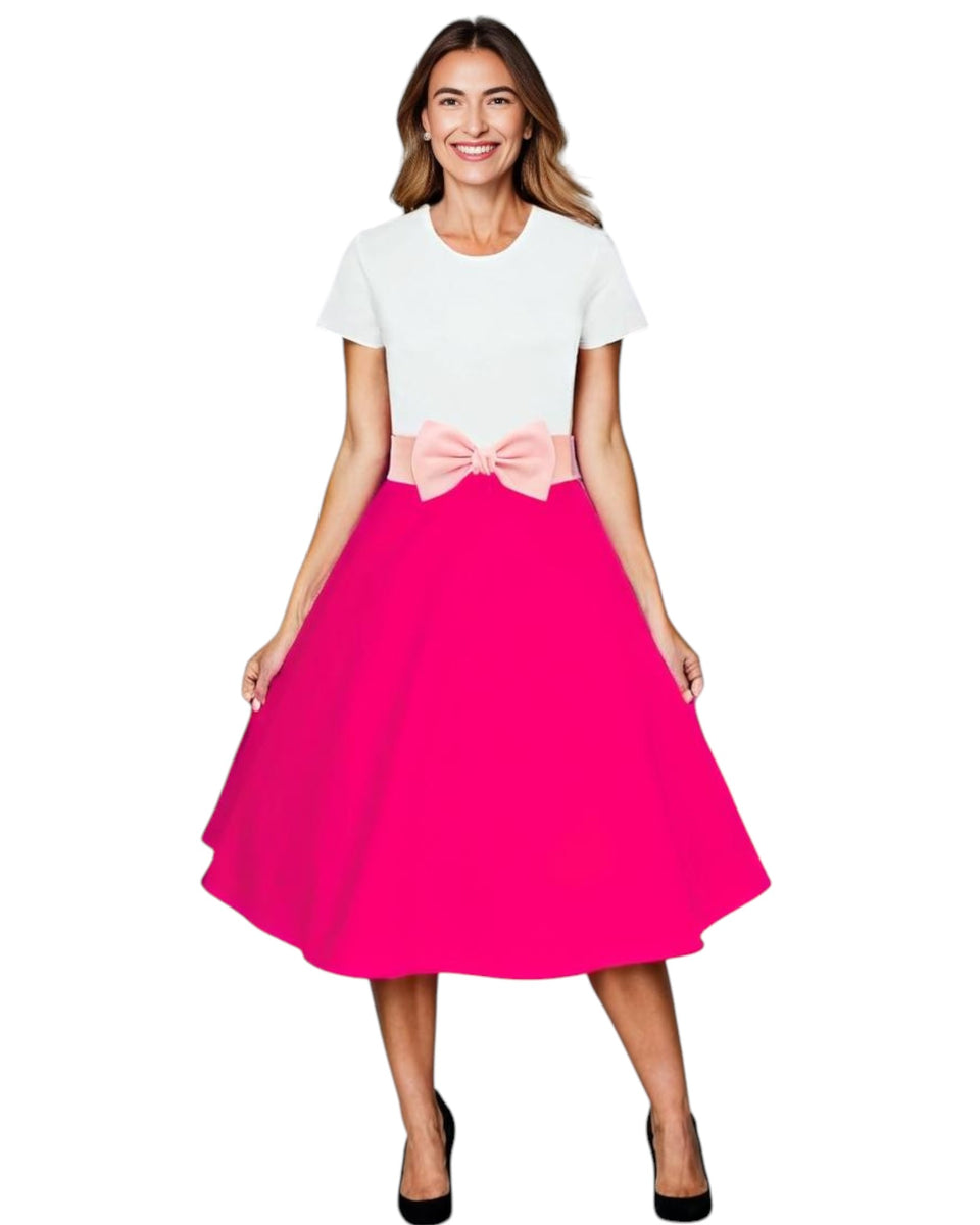 Bright Pink Barbie Inspired Skirt – JK Retro Dresses